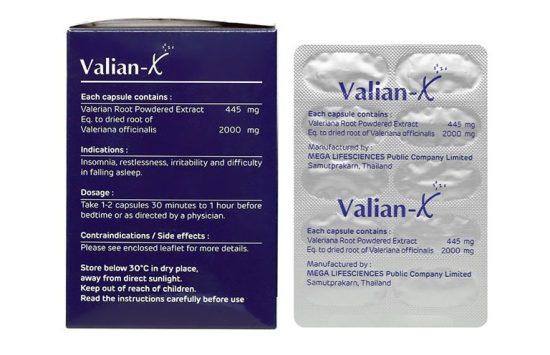 Thuốc Ngủ Valian X Là Gì? Công Dụng, Cách Dùng, Giá Bán
